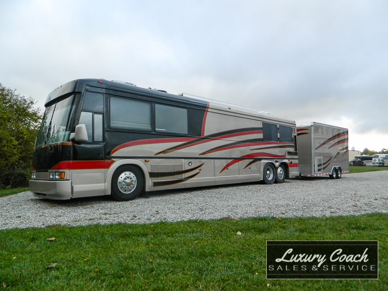 1989 MCI 102C3 Party Bus with Canopy and Trailer - SOLD